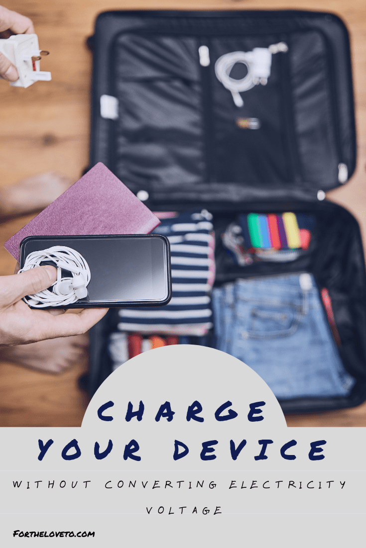 Charge Your Device Without Converting Electricity Voltage For The Love To
