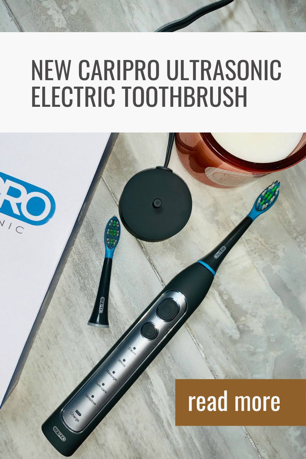 My Smile Brilliant With The New CariPRO Ultrasonic Electric Toothbrush