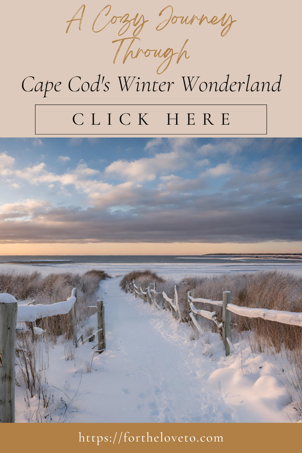 A Cozy Journey Through Cape Cod's Winter Wonderland - For The Love To