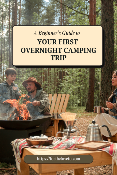 A Beginner’s Guide to Your First Overnight Camping Trip - For The Love To